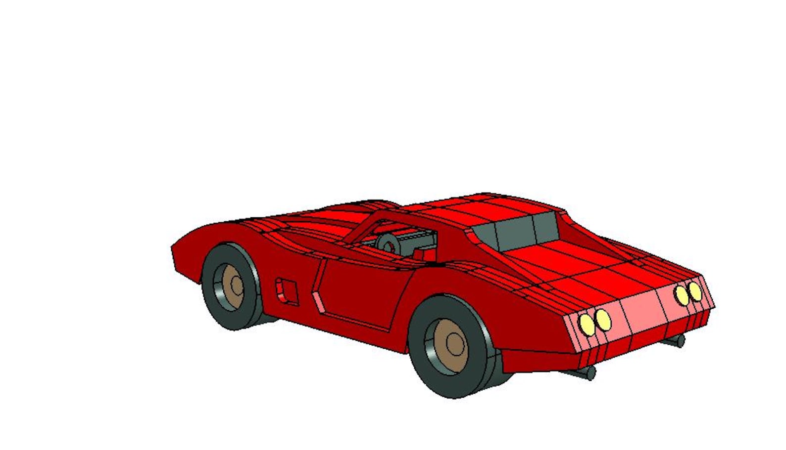 Chevrolet Corvette Stingray DIY Wood Plans Patterns Plus DXF and SVG ...