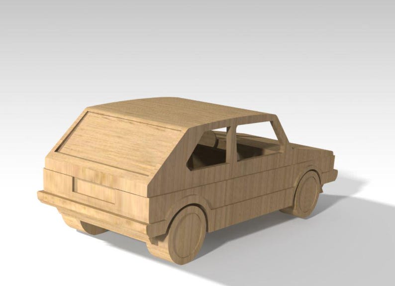 VW Golf Rabbit Wood Plans Plus DXF and SVG Files Laser Cut Cnc - Etsy
