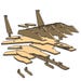 Jet Fighter Cardboard Plans DIY Model Print and Build It Yourself - Etsy