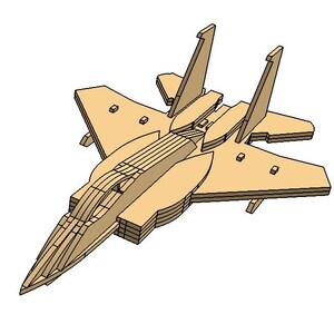 Jet Fighter Cardboard Plans DIY Model Print and Build It Yourself - Etsy