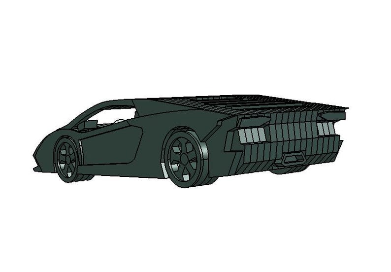 Lamborghini Aventador 3D Print DIGITAL STL FILE - Etsy