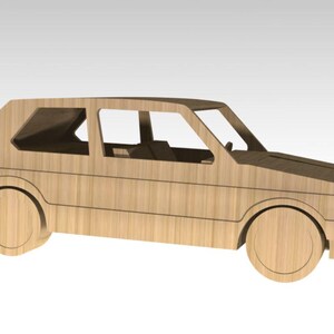 VW Golf Rabbit Wood Plans Plus DXF and SVG Files Laser Cut Cnc - Etsy