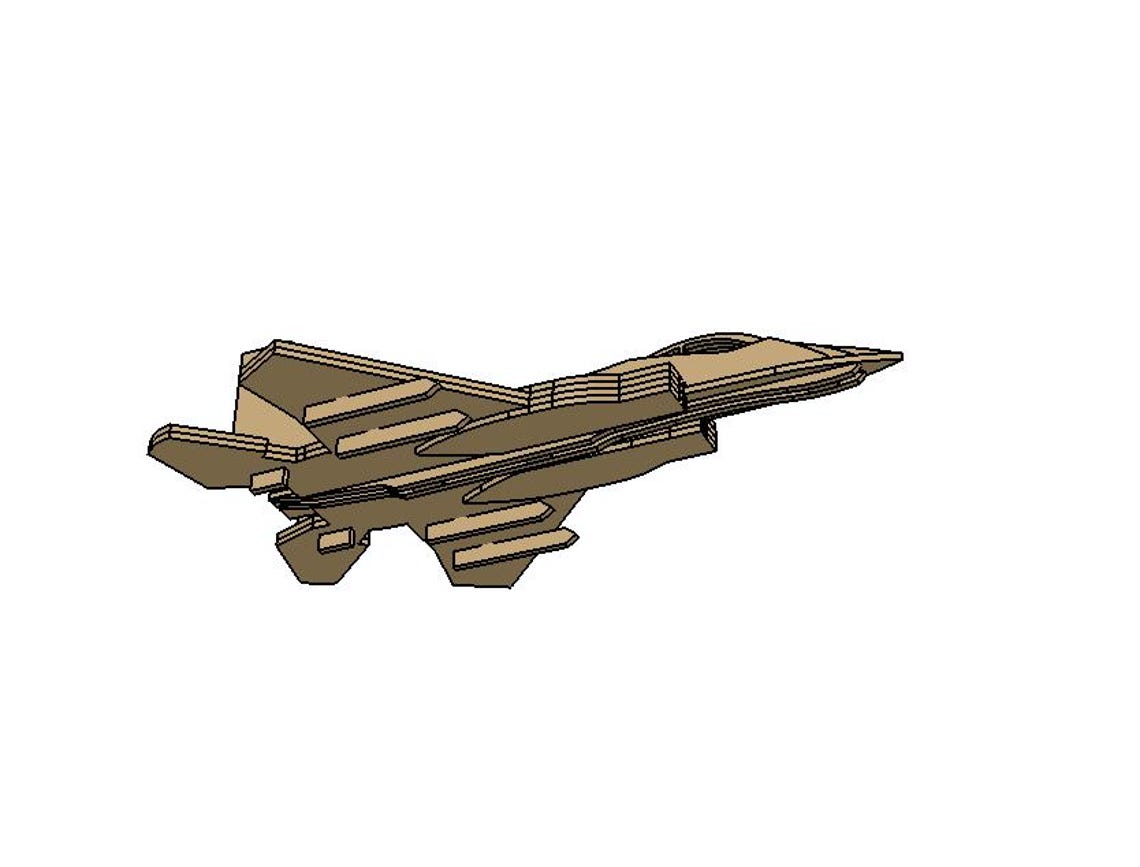 Jet Fighter Cardboard Plans DIY Model Print and Build It Yourself - Etsy