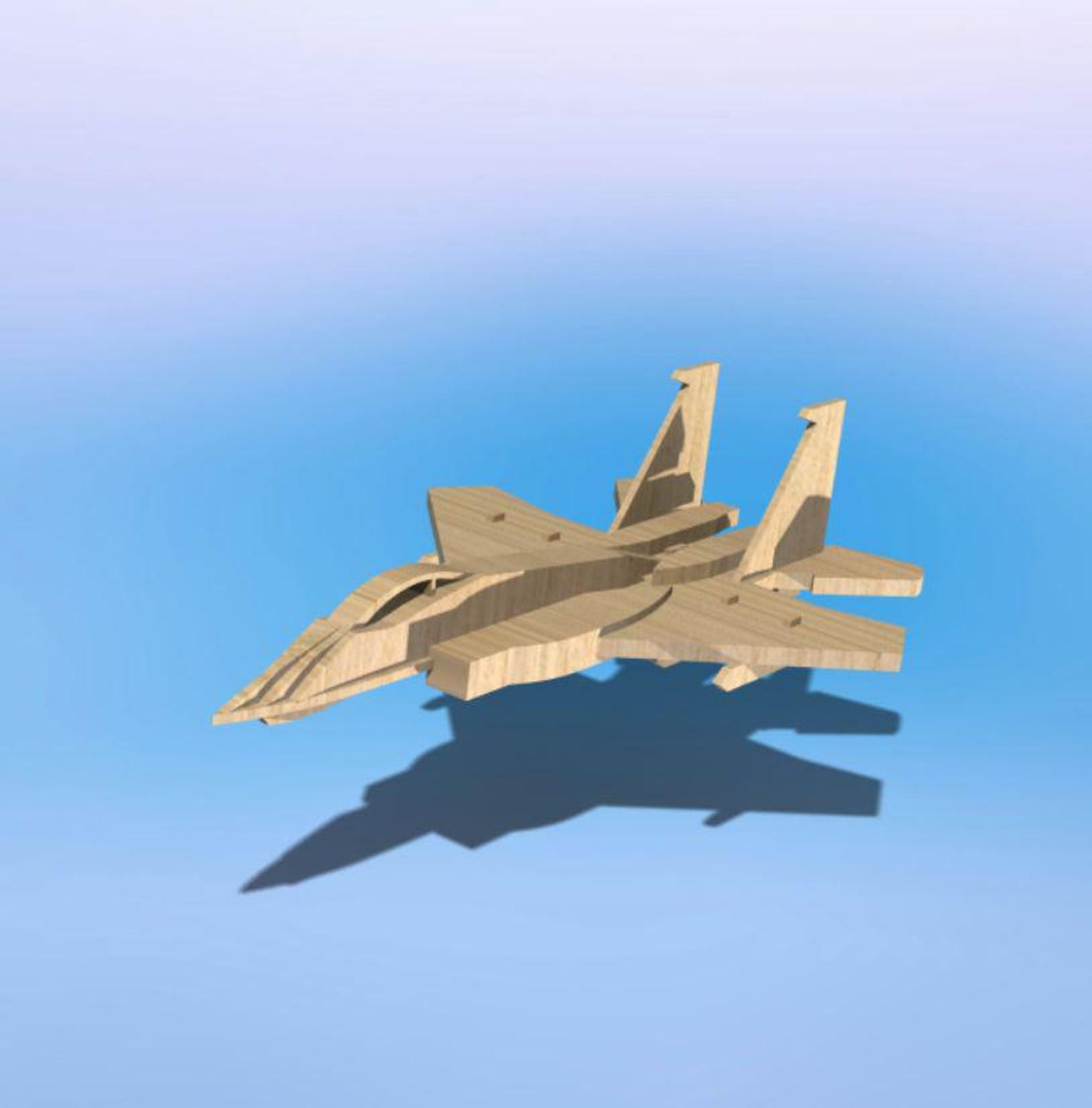Jet Fighter Cardboard Plans DIY Model Print and Build It Yourself - Etsy