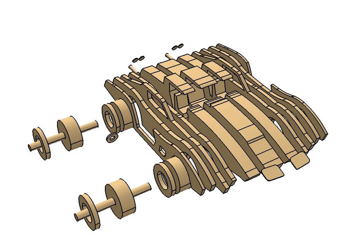 Chevrolet Corvette Stingray DIY Wood Plans Patterns Plus DXF and SVG ...