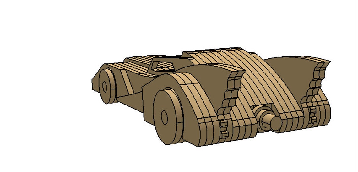 BATMOBILE Easy to Follow Cardboard Plans - Etsy UK