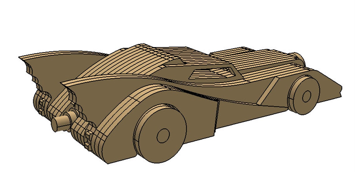 BATMOBILE Easy to Follow Cardboard Plans - Etsy UK