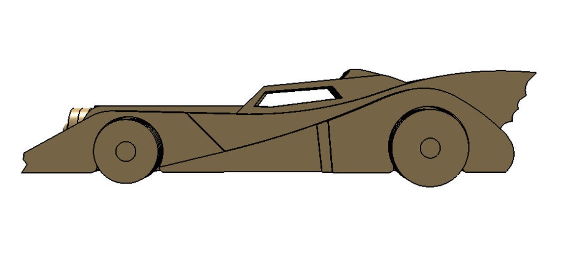 BATMOBILE Easy to Follow Cardboard Plans - Etsy UK