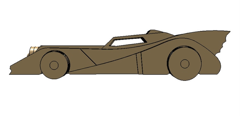 BATMOBILE Easy to Follow Cardboard Plans - Etsy