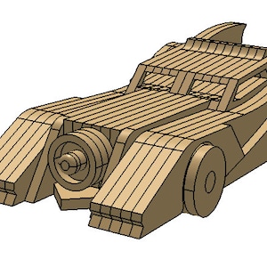 BATMOBILE Easy to Follow Cardboard Plans - Etsy UK