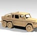 Mercedes AMG G 63 6x6 Model DIY Wood Plans Plus Dxf and SVG Files Laser ...