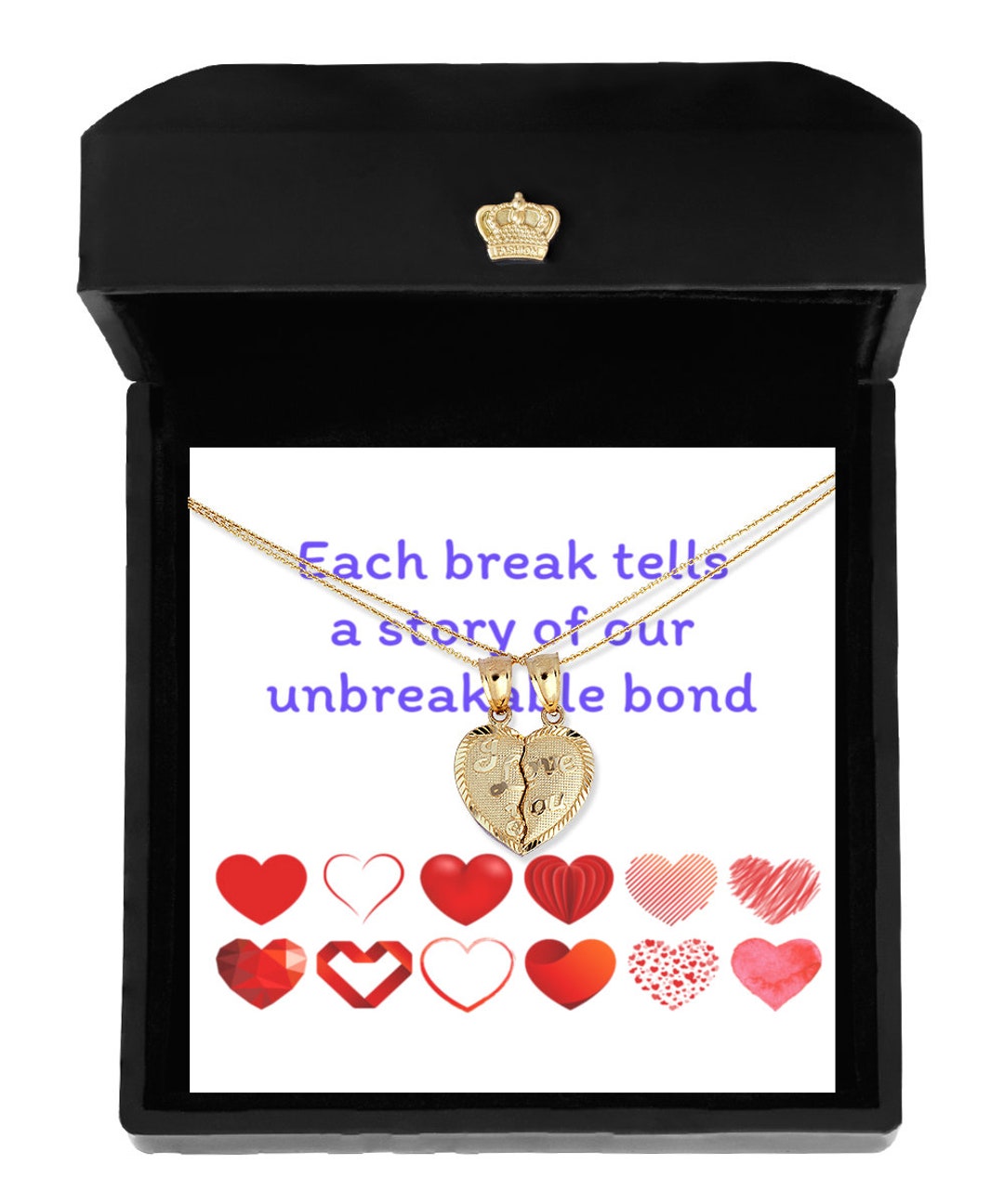 Unbreakable Bond, Breakable Beauty Gold Love - Etsy