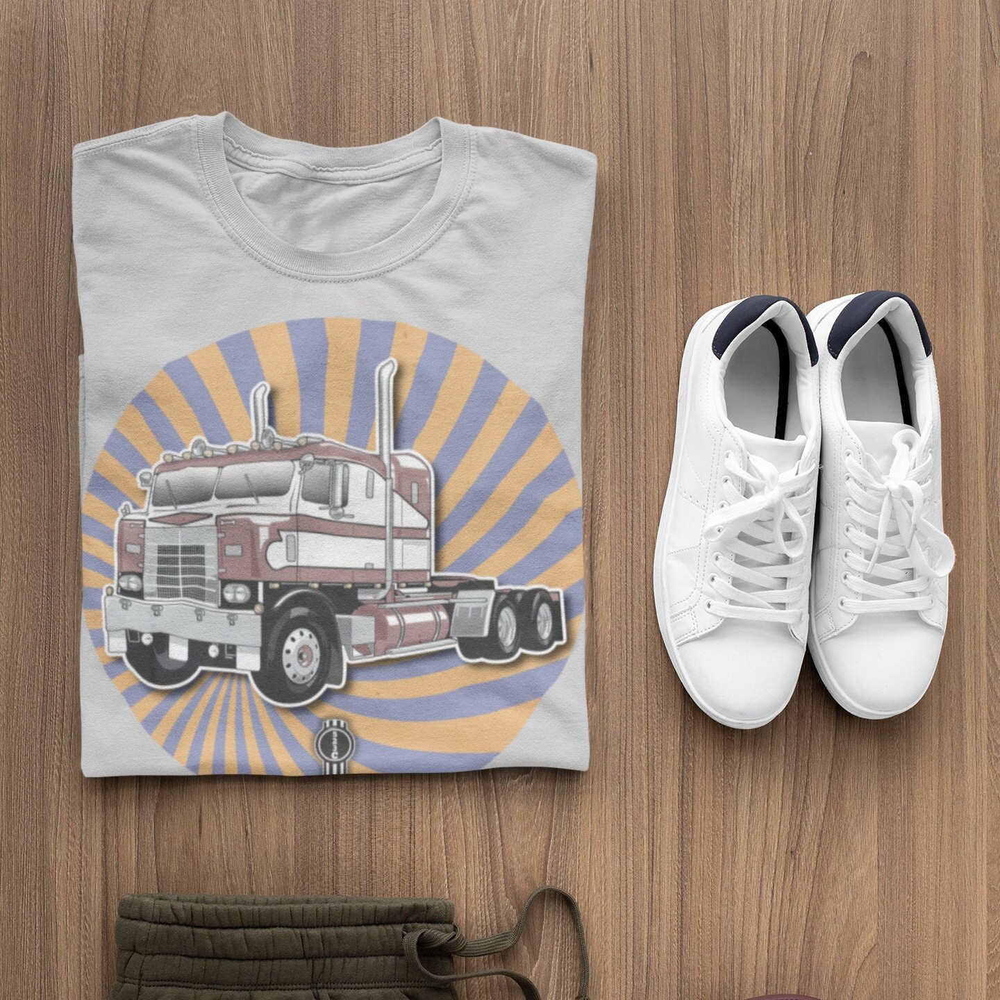 KW Bullnose Cabover 523C Classic Semi Truck | Trucker T-shirt / Hoodie ...