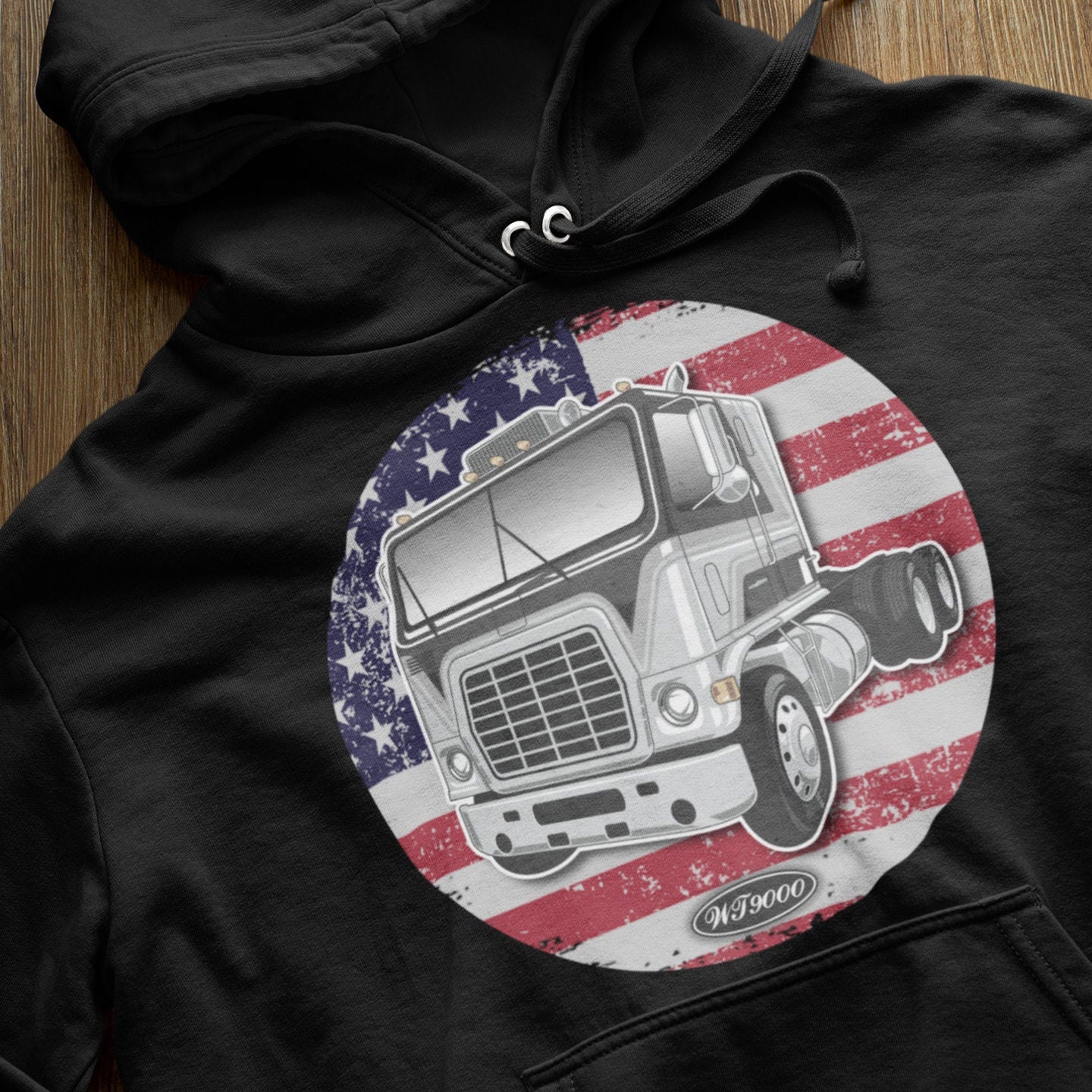 FRD Cabover WT9000 Classic Semi Truck Trucker T-shirt / Hoodie Vintage ...