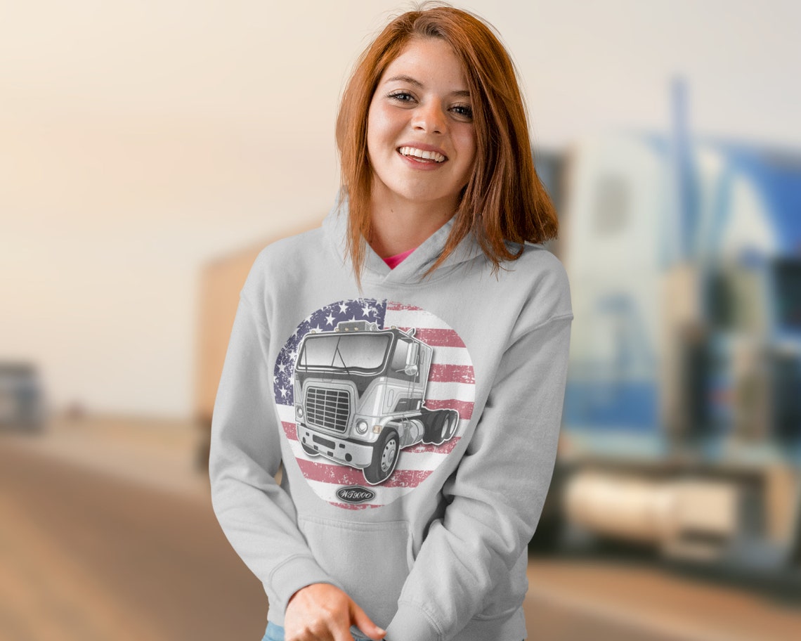 FRD Cabover WT9000 Classic Semi Truck Trucker T-shirt / Hoodie Vintage ...