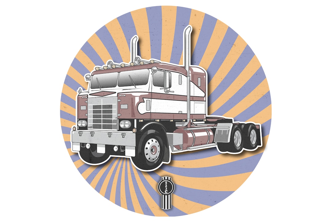 KW Bullnose Cabover 523C Classic Semi Truck | Trucker T-shirt / Hoodie ...