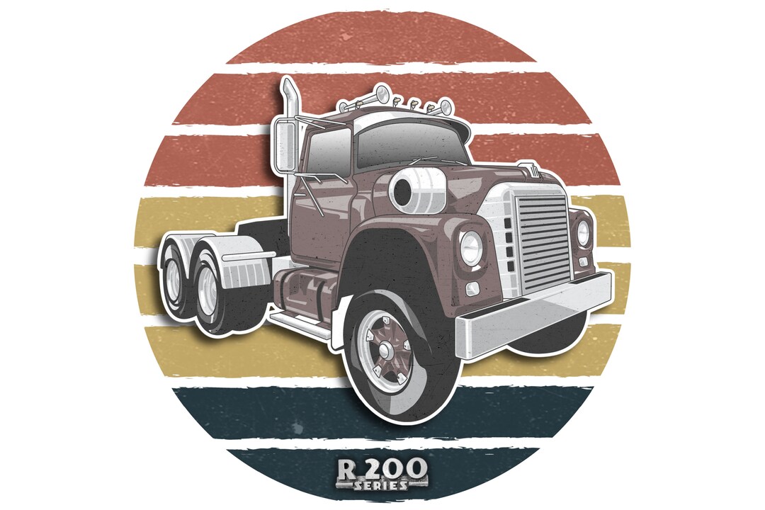International R200 Classic Semi Truck | Trucker T-shirt / Hoodie ...