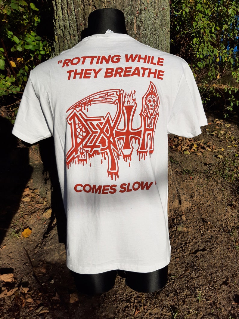 Death Leprosy Vintage Tour T-shirt Reprint Metal Obituary Possessed ...