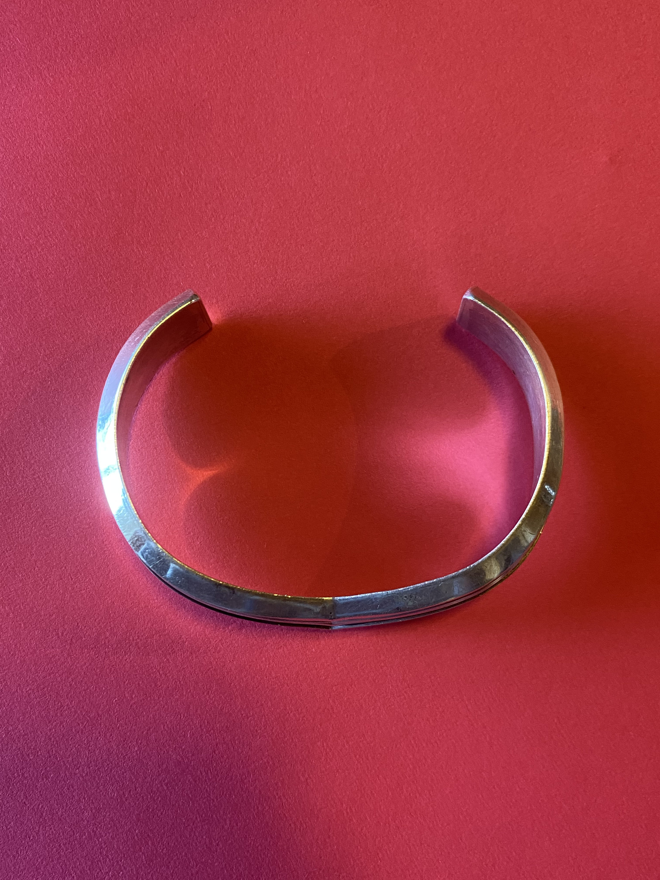 Vintage Tom Hawk Native American Cuff Bracelet Chevron Style 35.9 Grams ...