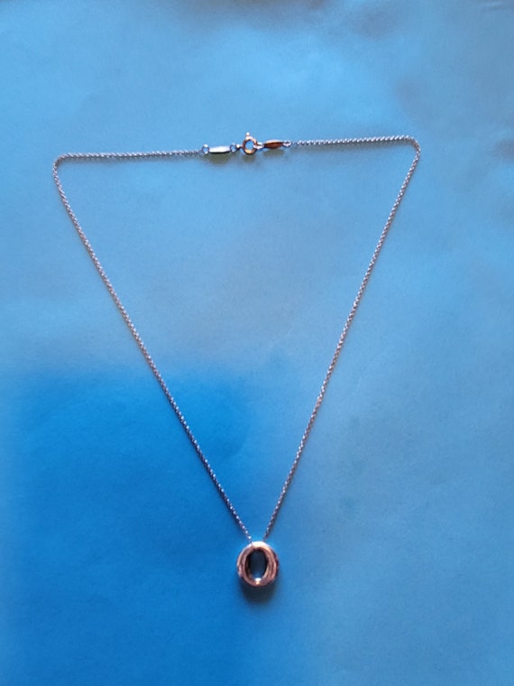 Tiffany Co. Sterling Silver Elsa Peretti Sevillana 14.2mm o Necklace Etsy