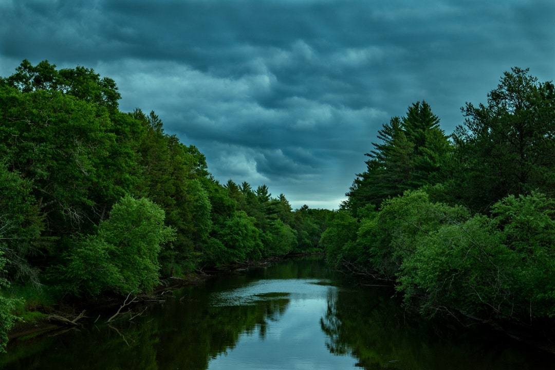 River Storm Photo Digital Download - Etsy
