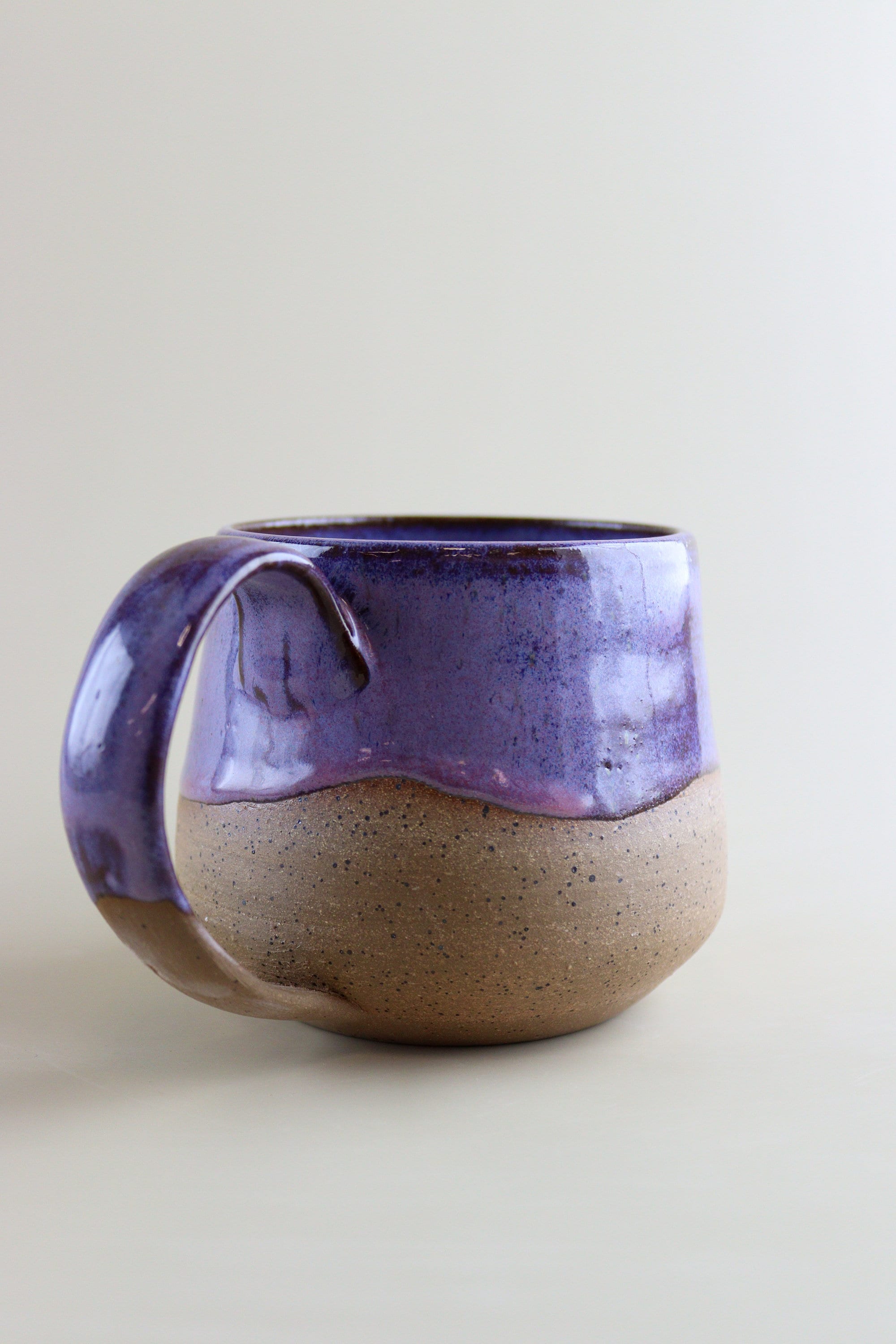 Pre-order Handmade Ceramic Mug Pink Purple Glaze, Speckled Stoneware - Etsy