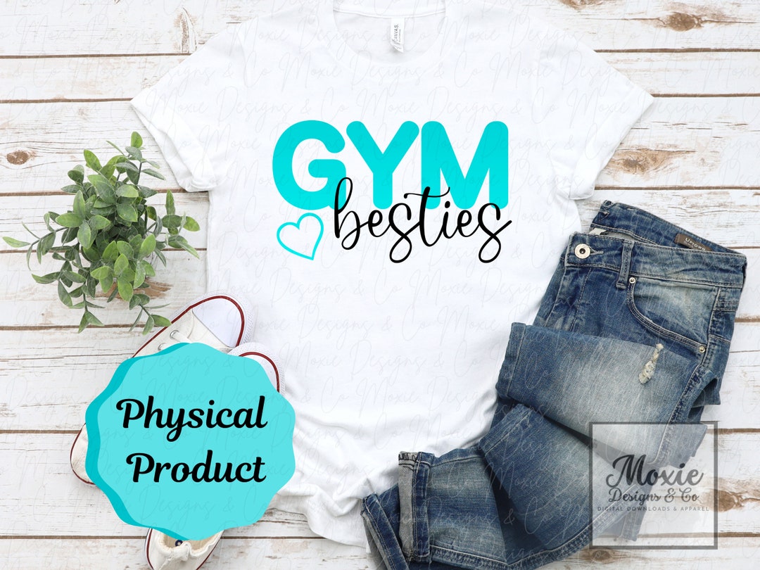 Gym Besties Tee | Girls Kids Gymnastics Tumbling Gym Workout ...