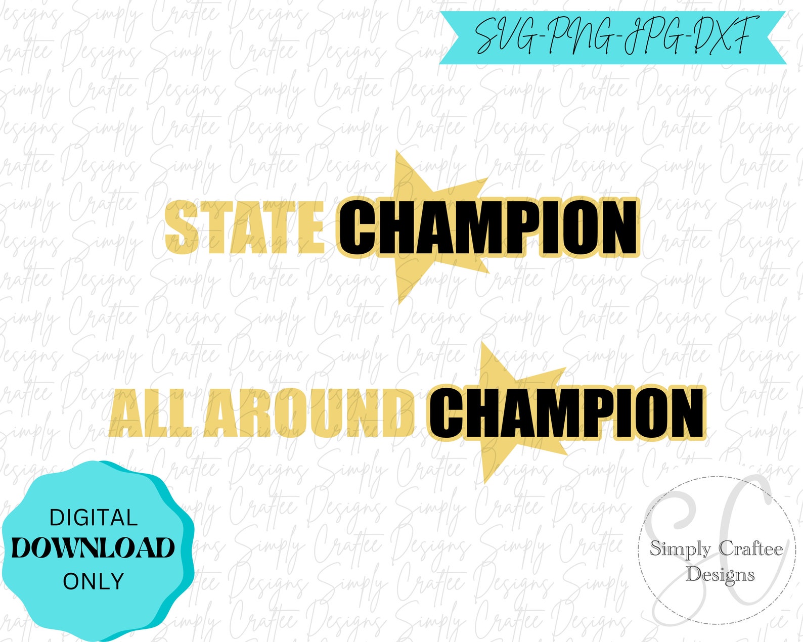 Gymnastics Champion Svg, Vault Champion, Bars Champion, Beam Champion ...