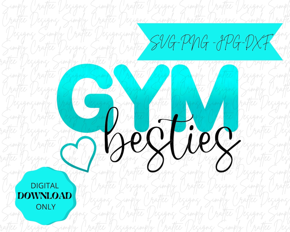 Gym Besties SVG, Gymnastics Besties Svg, Gym Best Friend Svg ...