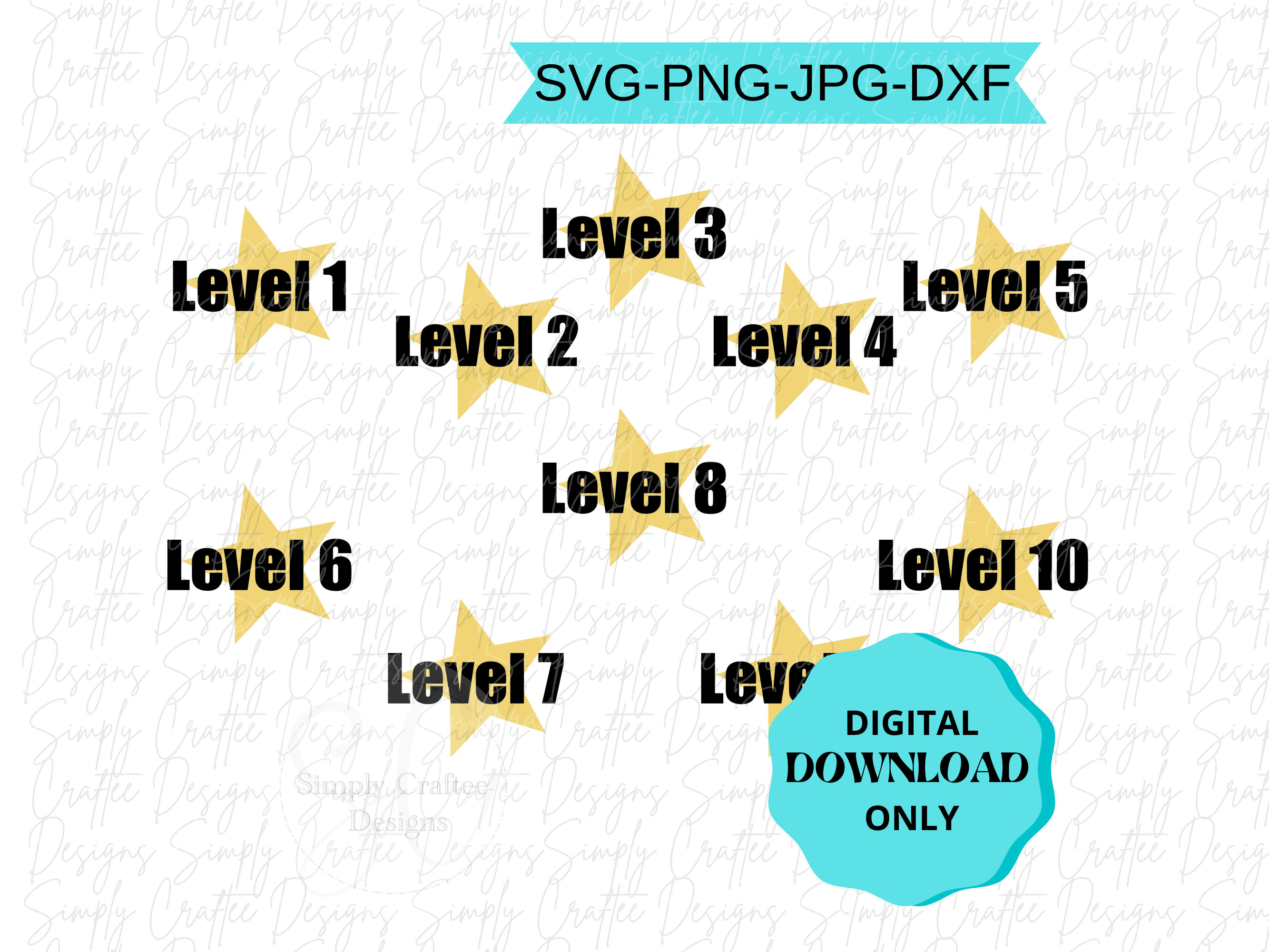 Gymnastics Levels 1-10 & Champions SVG PNG JPG Dxf| Vault Bar Beam ...