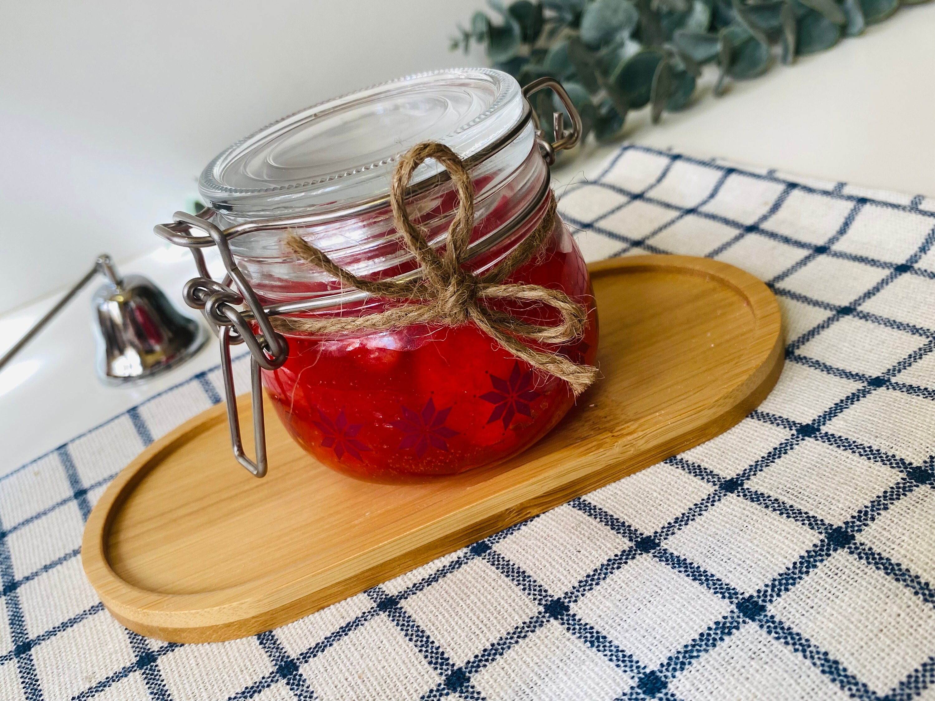 Strawberry Jam Jar Candle strawberry Candle,jam Candles,jar Candle,food ...