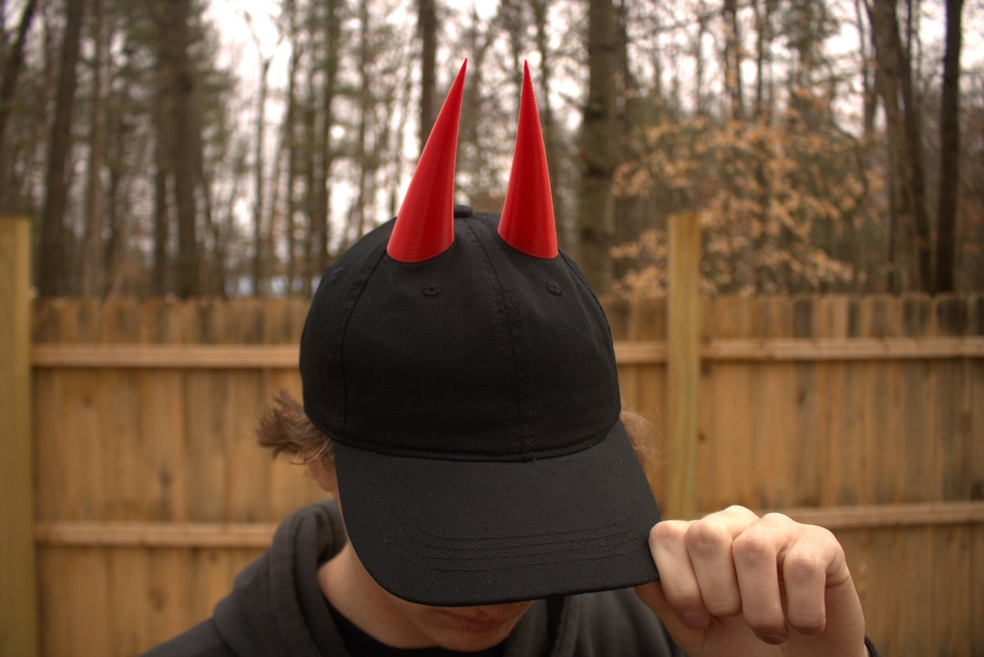 Power Fiend Cosplay Blood Horns Anime Embroidered Dad Hat - Etsy
