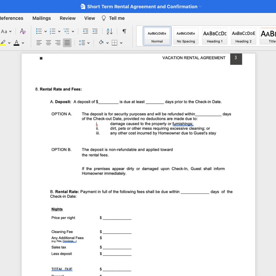 Airbnb Like A Pro - Bookkeeping, Rental Agreement, Booking Confirmation ...