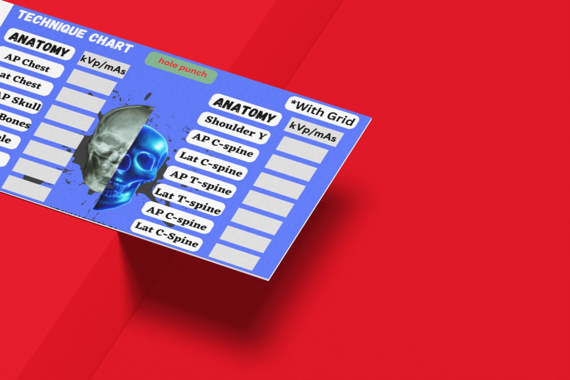 Editable Technique Chart, Med Rad Downloadable Badge Buddy Chart, Mas ...