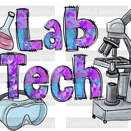 Peace Love Lab Tech Png Lab Tech Sublimation Design and - Etsy
