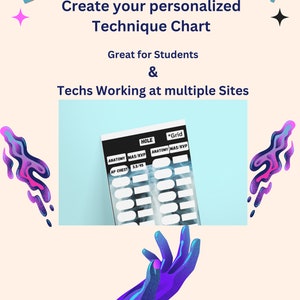 Editable Technique Chart Downloadable Badge Buddy Chart Mas - Etsy