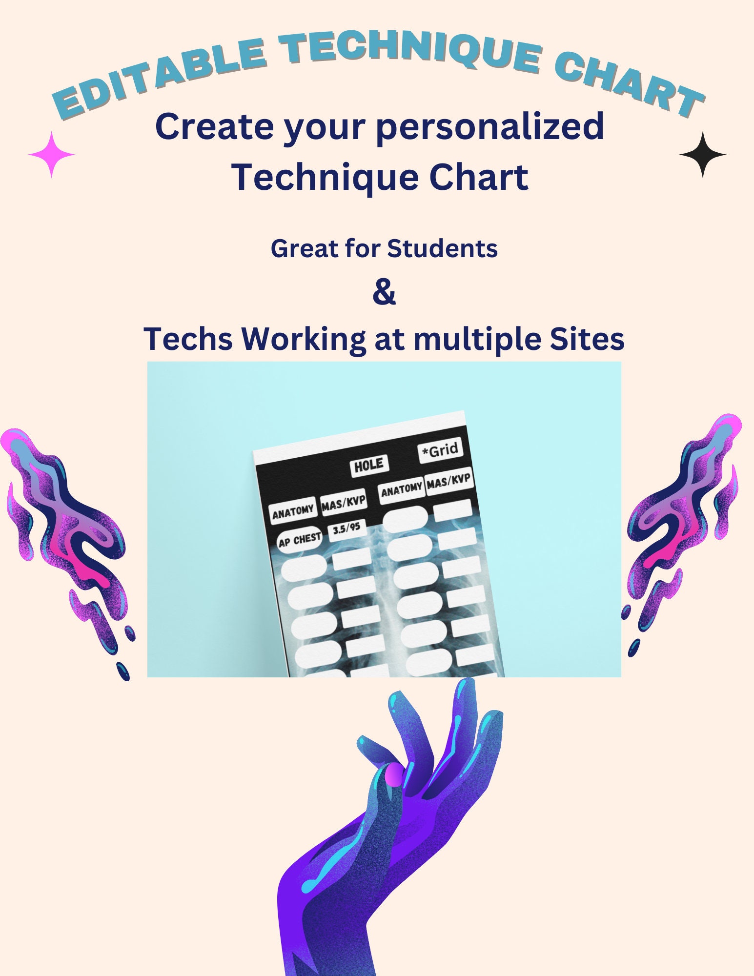 Editable Technique Chart Downloadable Badge Buddy Chart Mas - Etsy