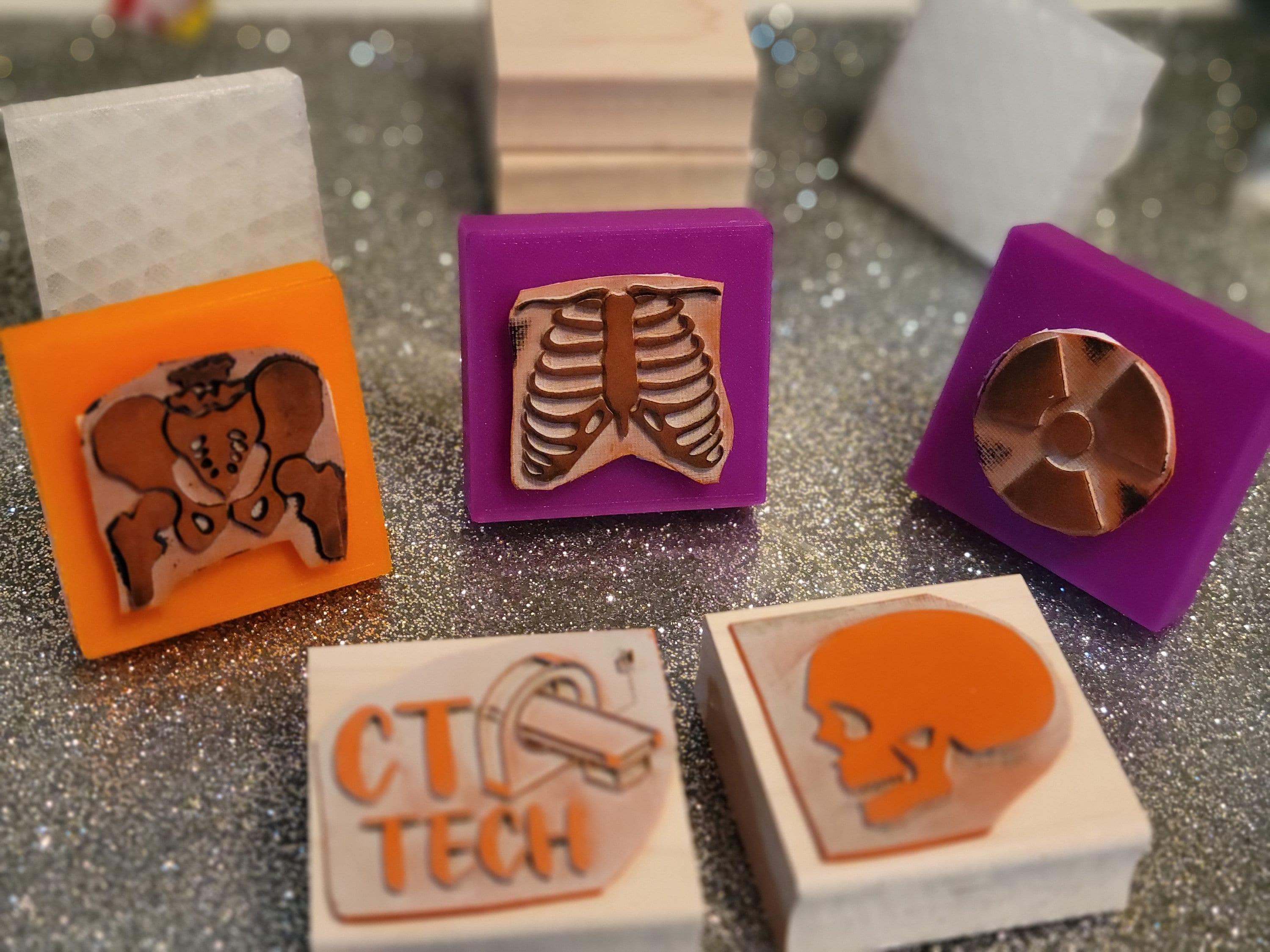 Human Anatomy Rubber Stamps, Custom Rubber Stamps, Anatomy Body Part ...