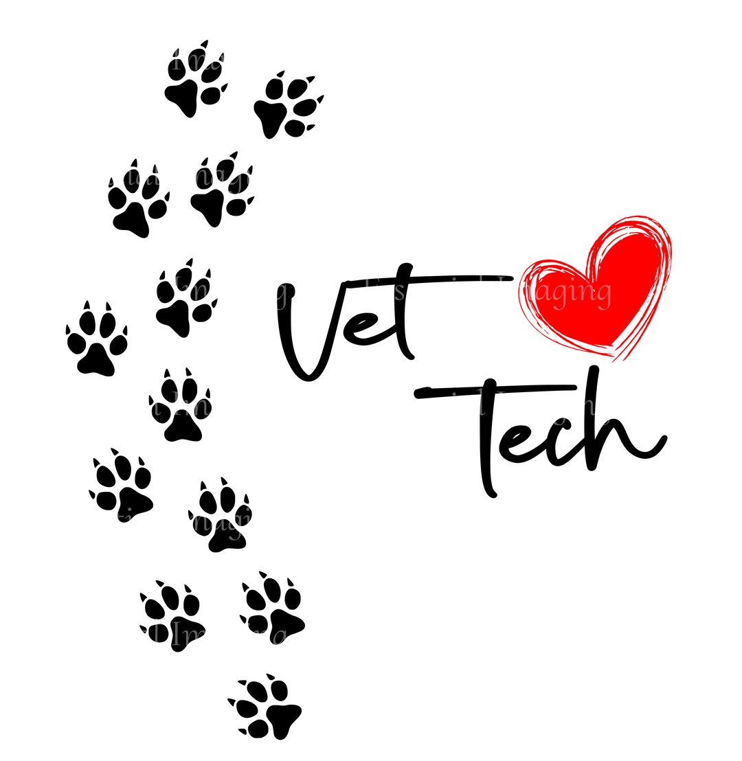 Vet Tech Svg, Vet Tech Png,cat Dog Instant Download, Sublimation ...