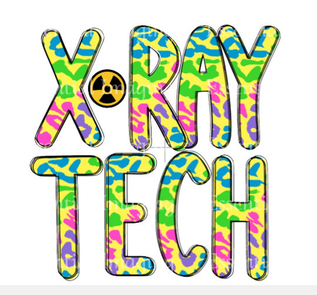 X Ray Tech Svg, Xray Technologist, Instant Download, Sublimation,letter ...