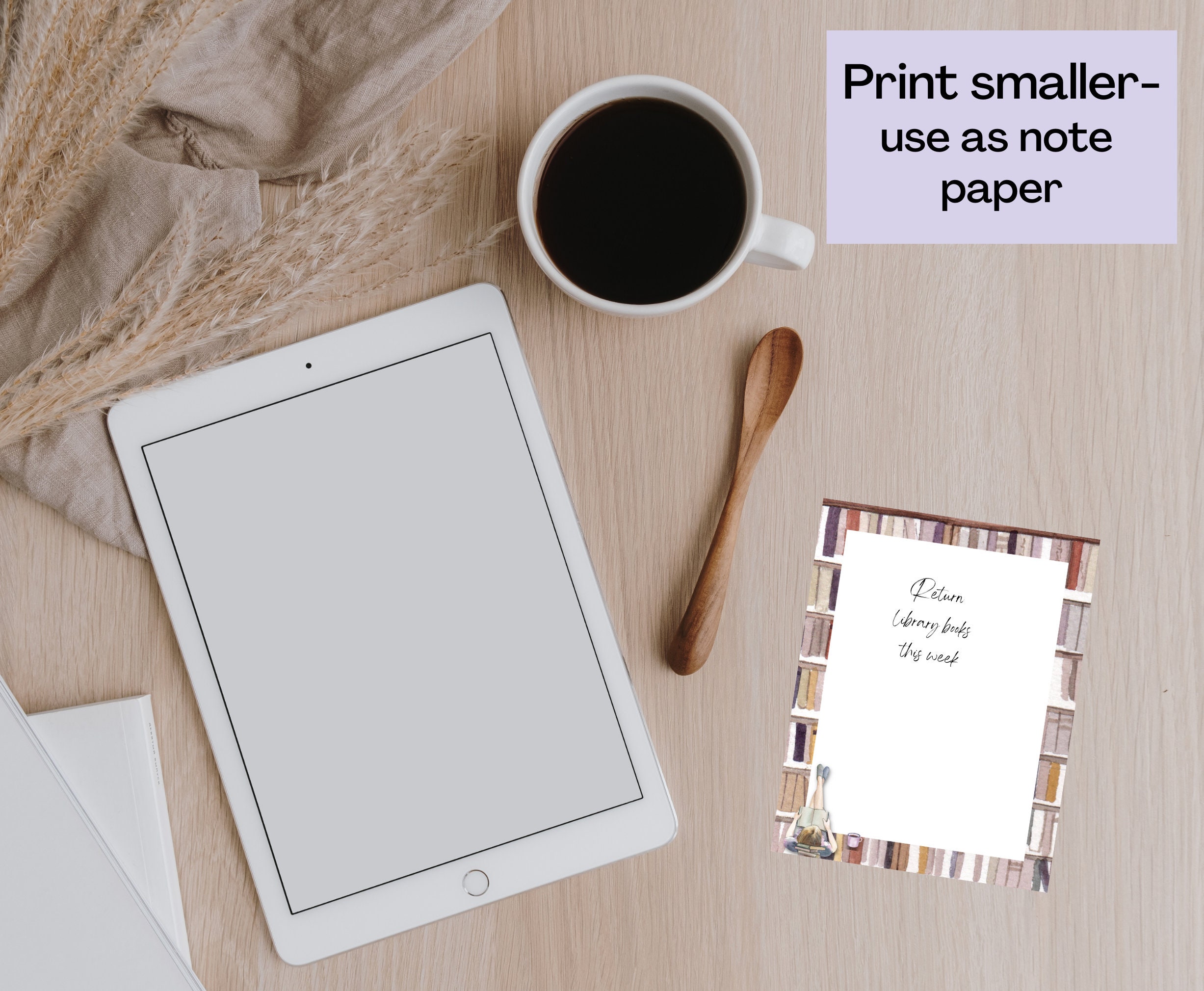 Printable Stationery Set US Letter Size PDF, Instant Download ...