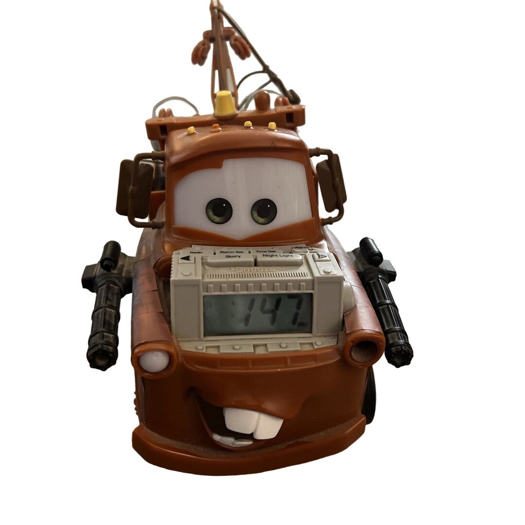 Disney Pixar Cars Tow Mater Alarm Clock Radio Storyteller - Etsy