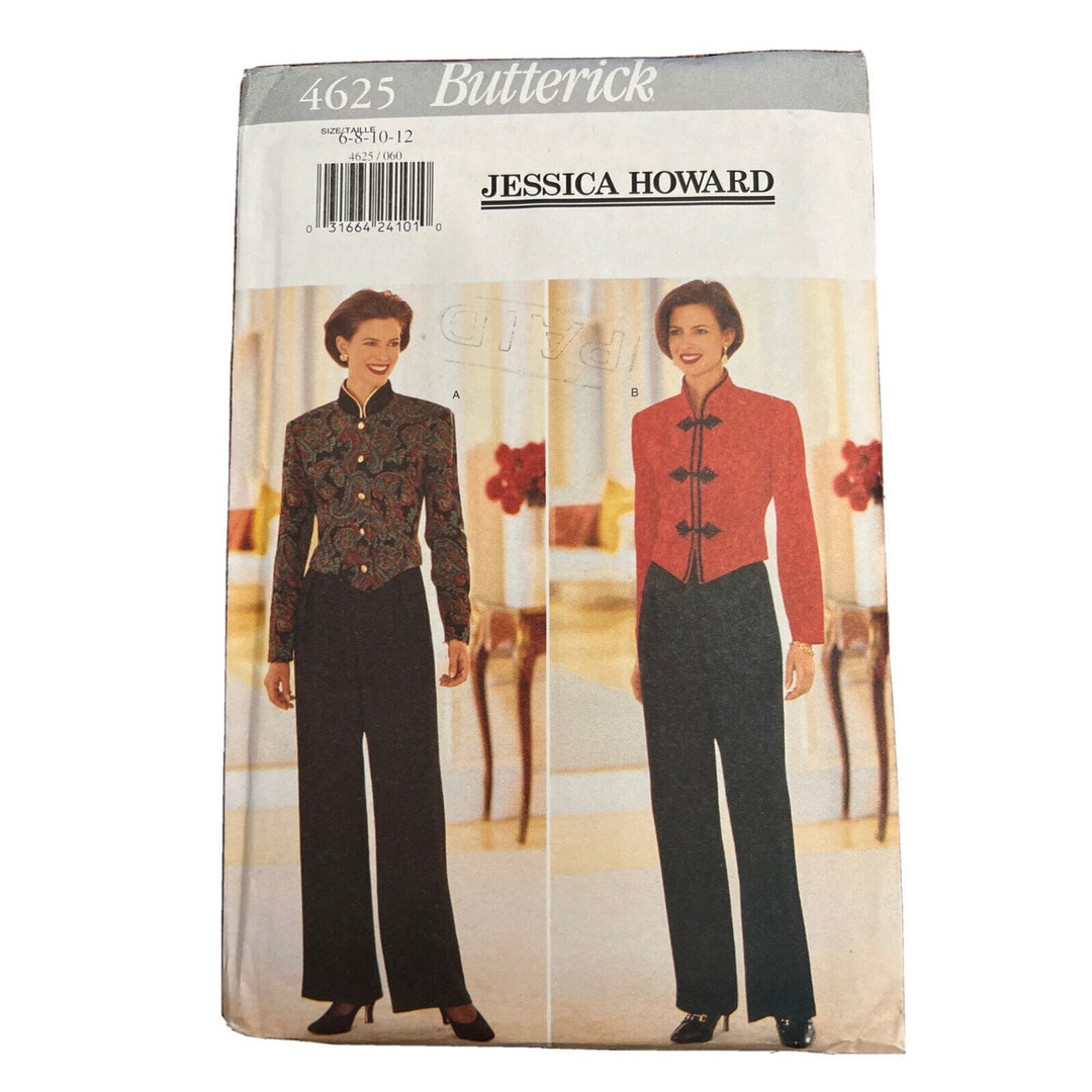 Vtg 90s Jessica Howard Butterick Sewing Pattern 4625 - Etsy