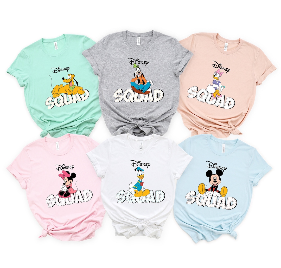 Disney Squad Shirts, Disney Family Shirts, Disney World Shirts, Custom ...