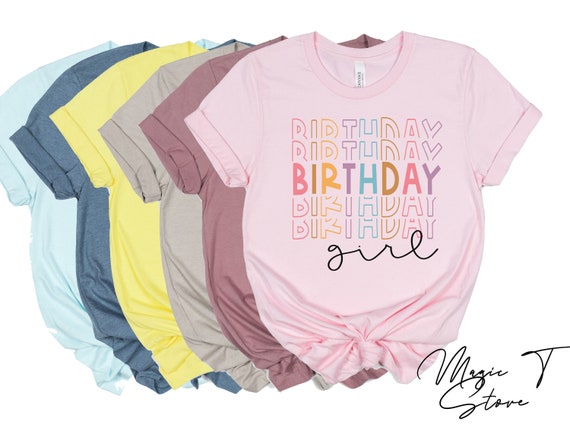 Birthday Girl Shirt Girls Birthday Party Shirt Birthday Girl | Etsy