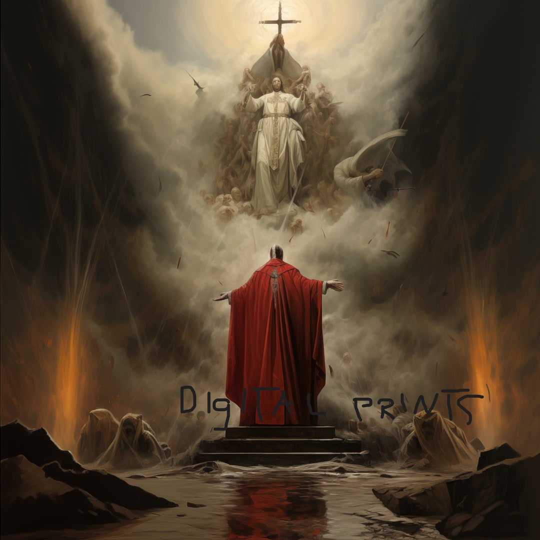 The Heavens Open - Beautiful and Original Art Work. Christianity ...