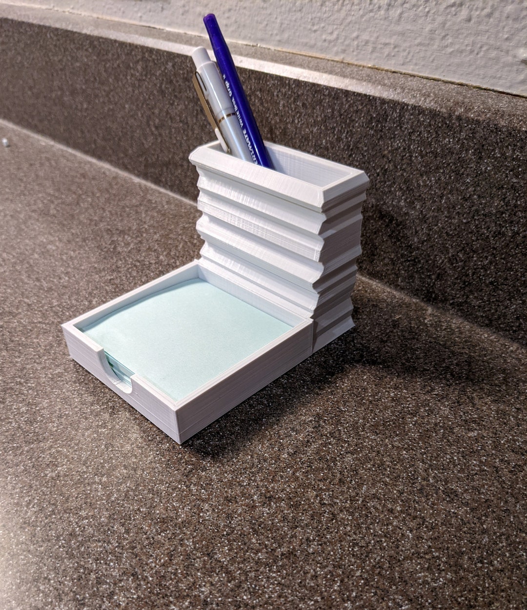 Desk Organizer/sticky Note Holder Geometric/modern - Etsy