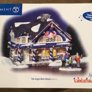 RARE RETIRED / Department 56 the Original Snow Village the Jingle Bells ...