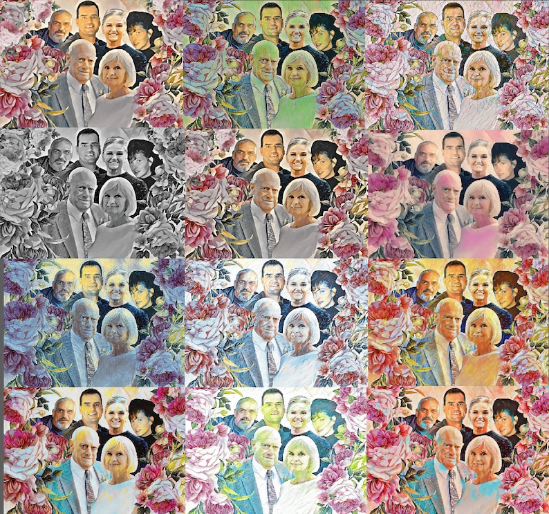 CUSTOM PORTRAIT, Personalised Portraits, Custom Cards, Wedding Cards ...