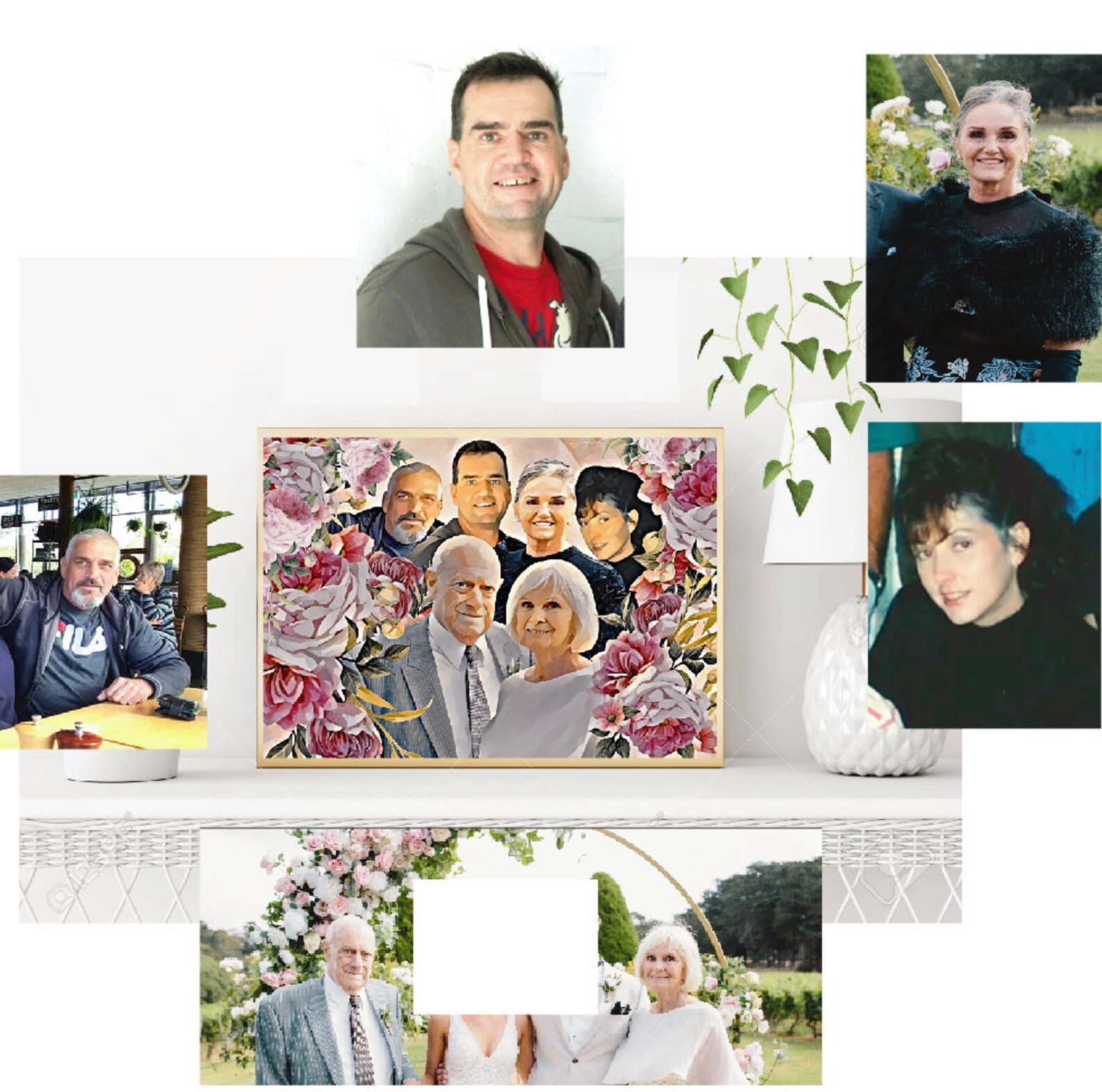 CUSTOM PORTRAIT, Personalised Portraits, Custom Cards, Wedding Cards ...